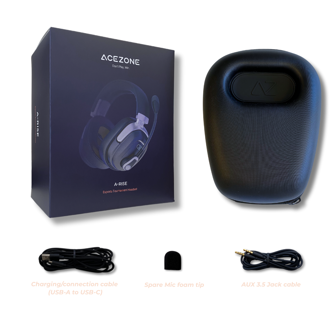 A-Rise Hybrid ANC Gaming Headset | Pro-Level Audio & Mic – Shop AceZone
